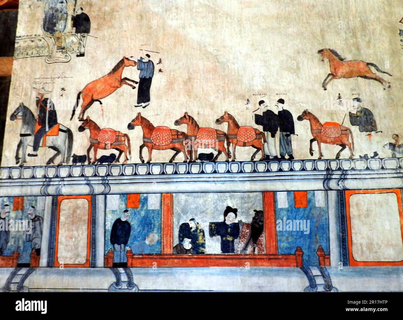 Laos, Luang Prabang: Wat Pa Huak contains some unique murals, dating ...