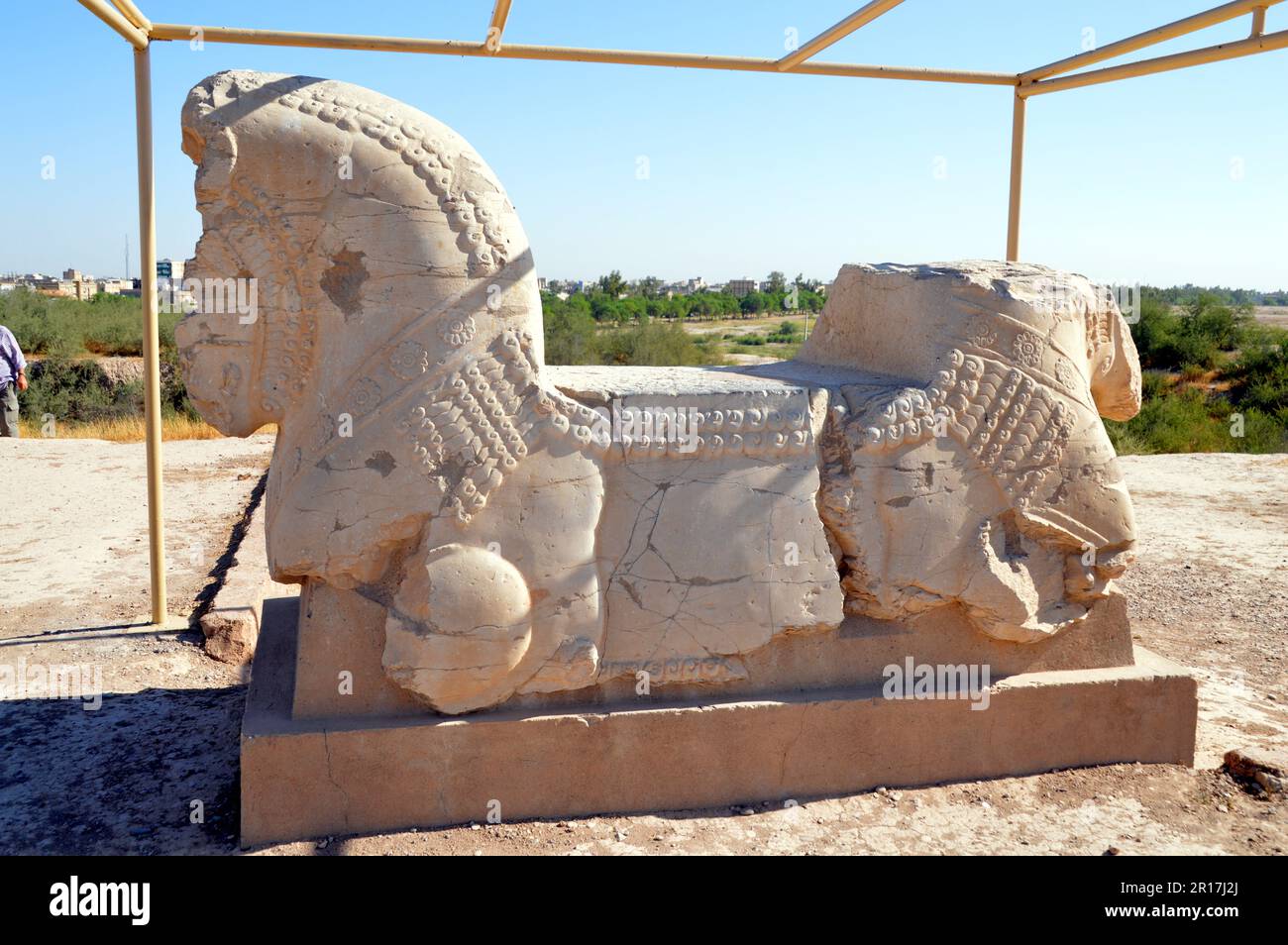 Iran, Shush: site of the Palace of Darius (521 BC), built on the ruins ...