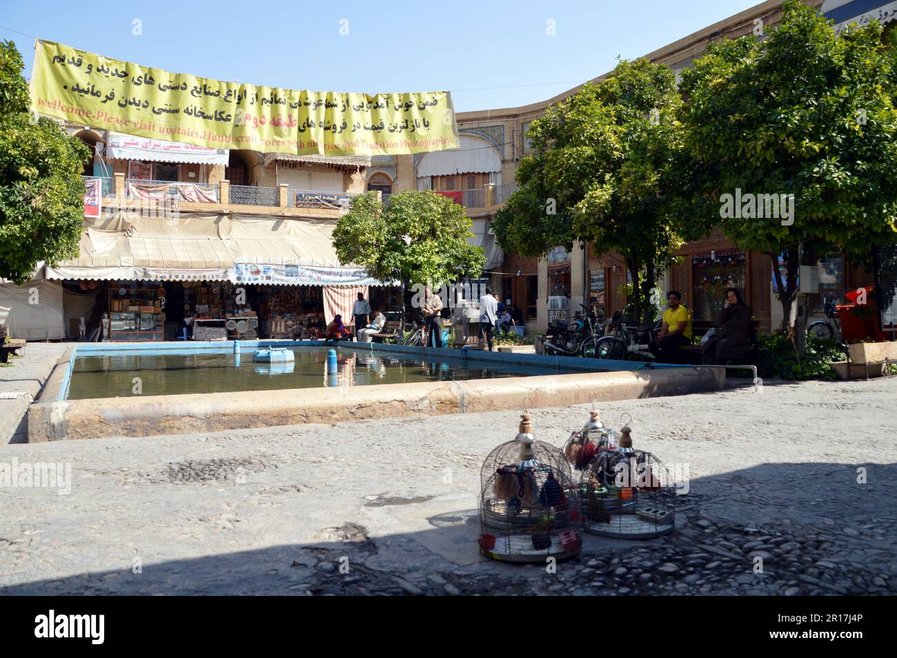 Iran, Shiraz: Bazar-e Vakil (Vakil Bazaar), the most famous of the Shiraz bazaars: a former ...