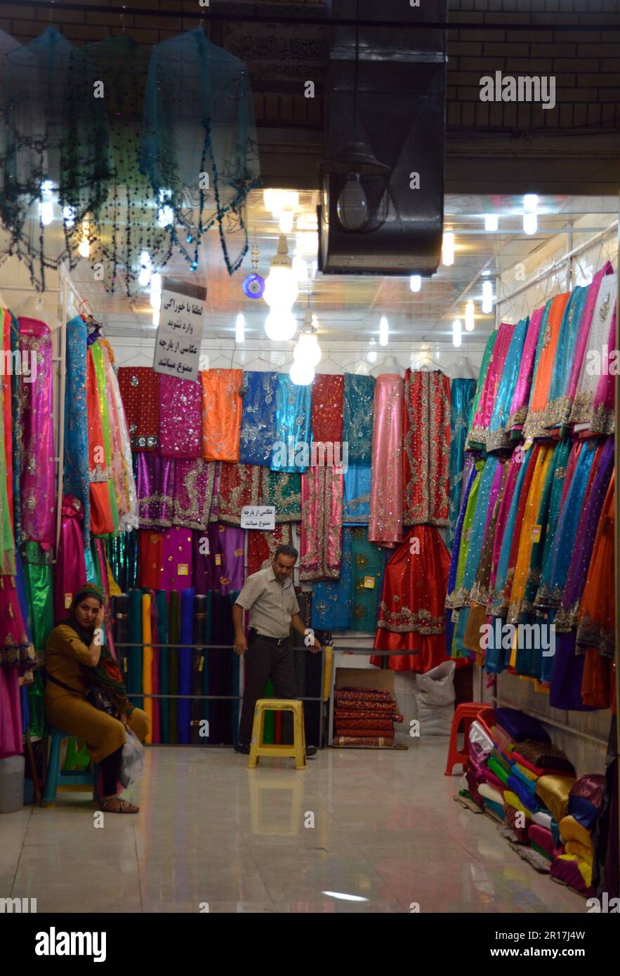 Iran, Shiraz: Bazar-e Vakil (Vakil Bazaar), the most famous of the Shiraz bazaars, one of the ...