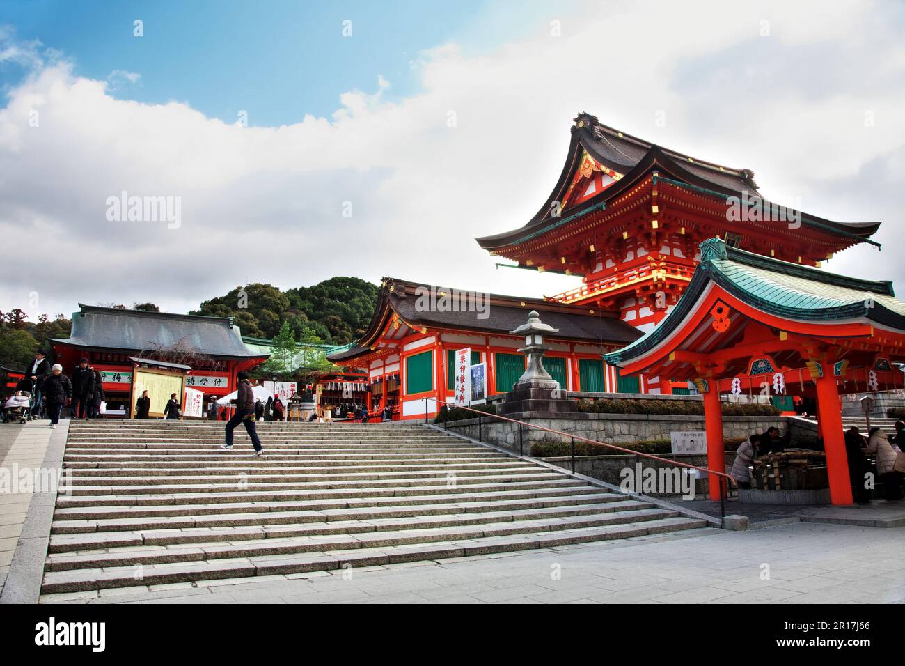 Stone steps inari shrine hi-res stock photography and images - Alamy