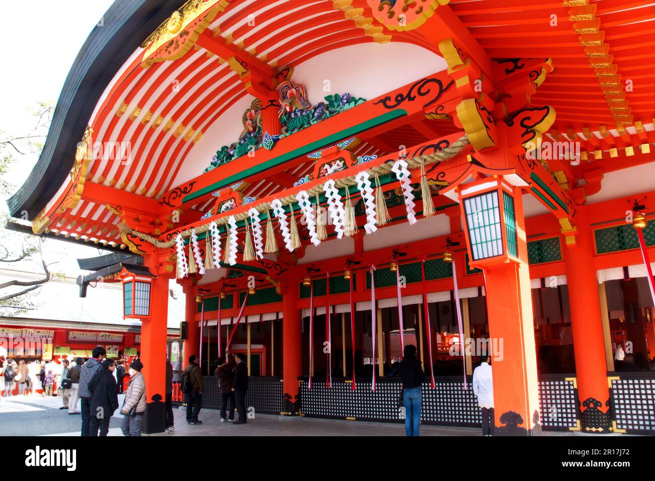 Main shrine of Fushimi Inari-Taisha Stock Photo - Alamy