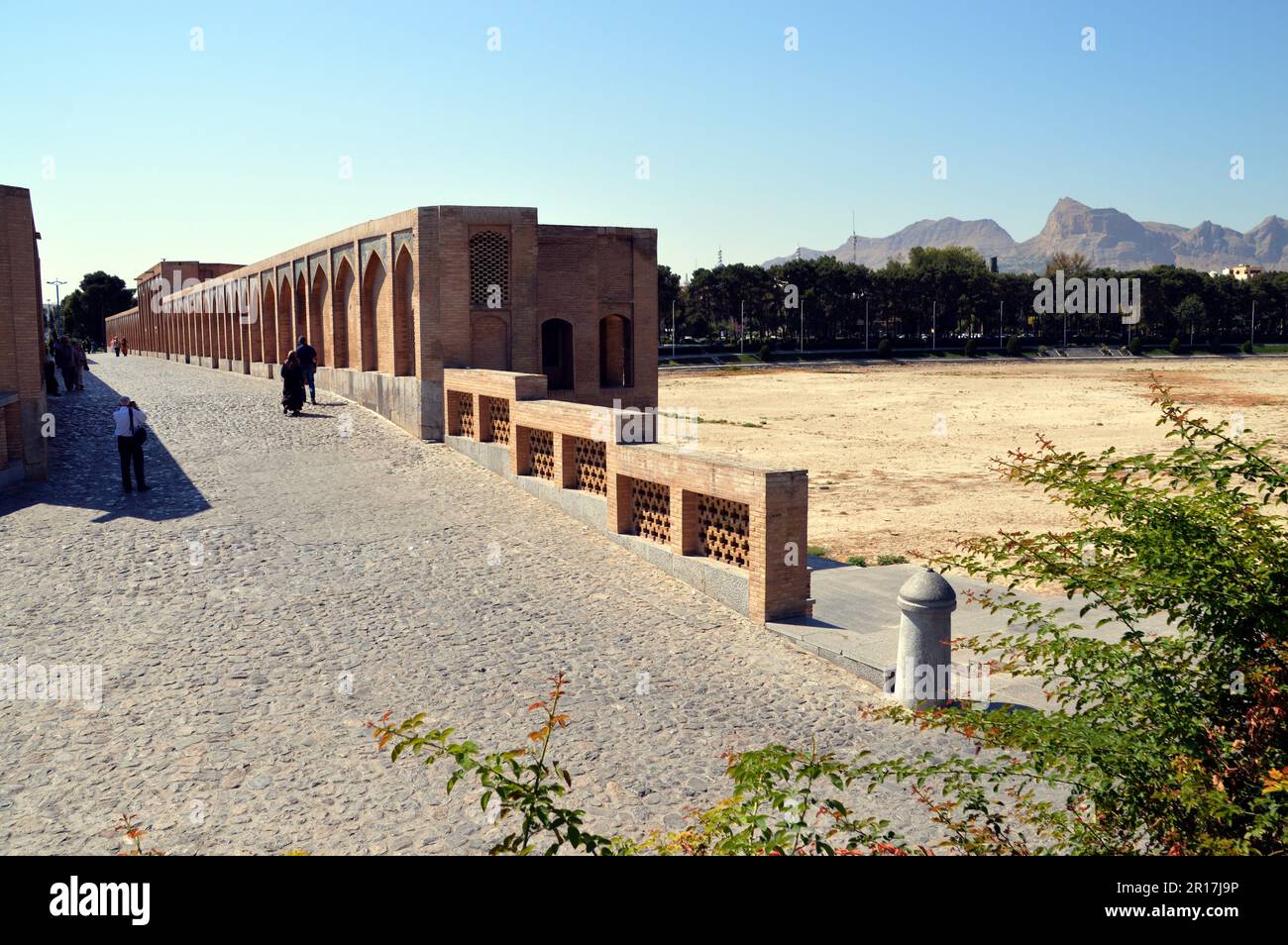 Iran, Isfahan: Pol-e Khaju (Khaju Bridge) was built under Shah Abbas II ...
