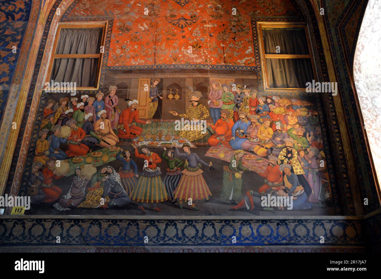 Iran, Isfahan: Kakh-e Chehel Sotun (Chehel Sotun Palace = 40 Pillars ...