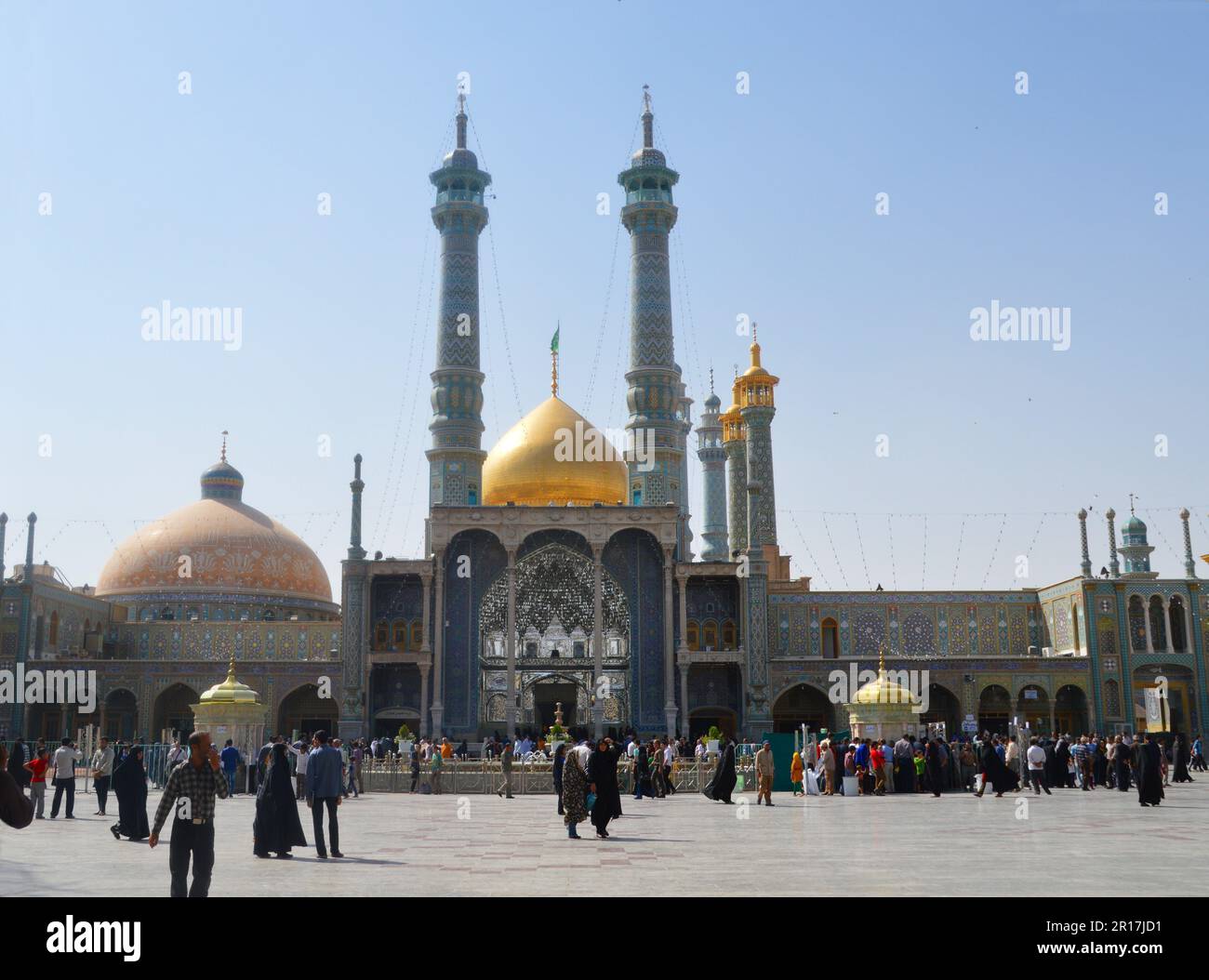 Iran, Qom: Hazrat-e Masumeh is the burial place of Fatemah, sister of ...