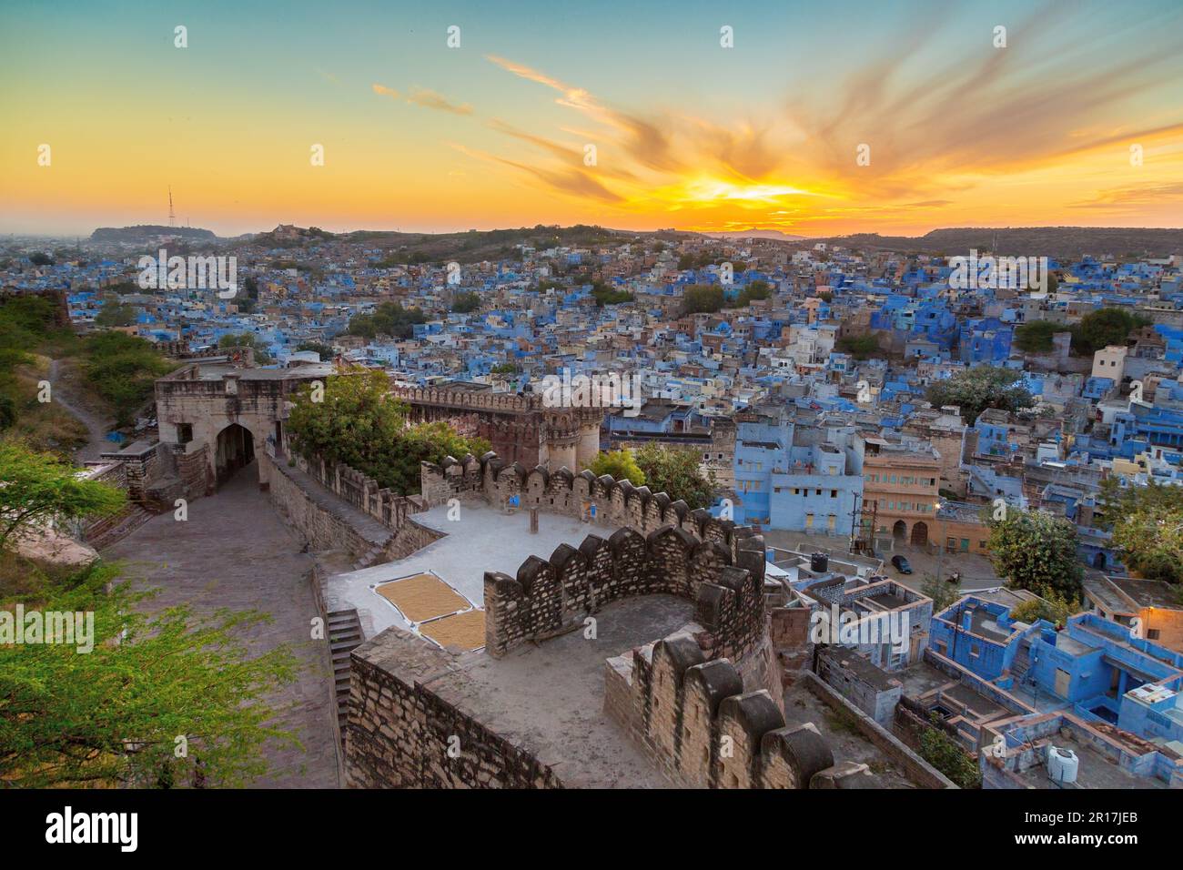 The Blue City, Jodhpur Stock Photo - Alamy