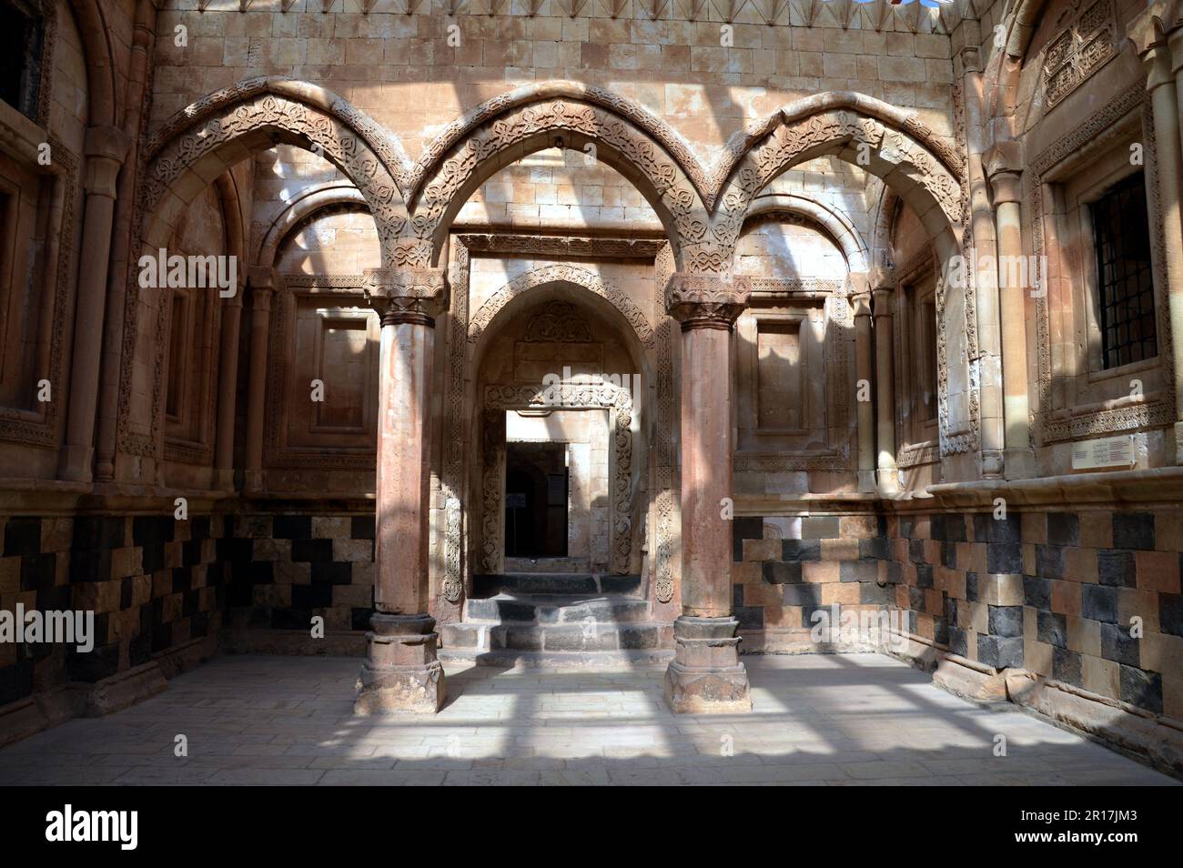 Turkey, Dogubayazit, Anatolia: Ishak Pasha Palace was begun in 1685 by ...
