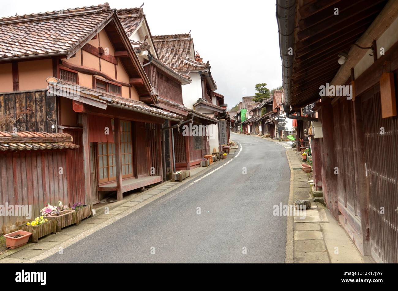 Fukiya Furusato village landscape Stock Photo - Alamy