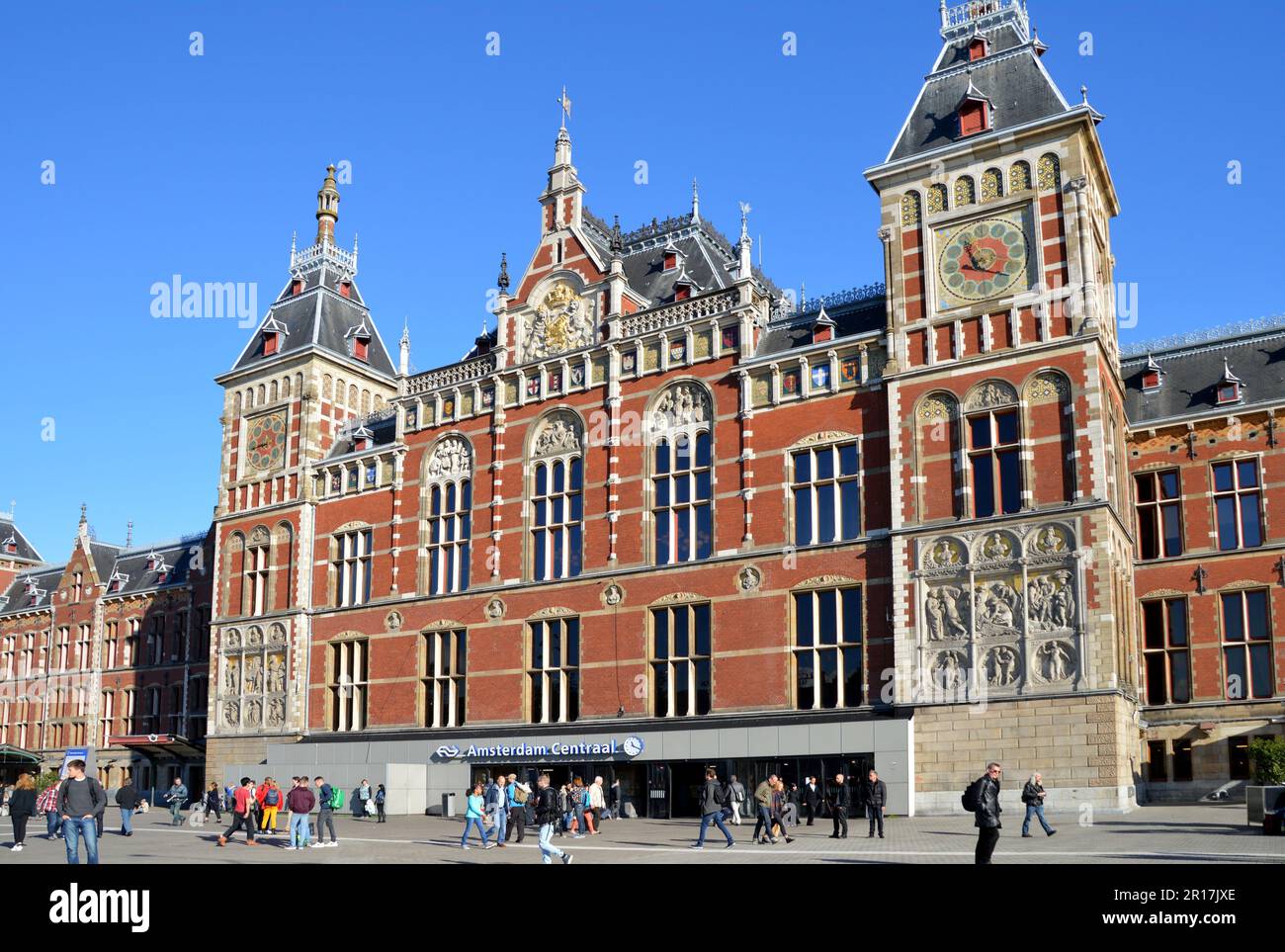 Netherlands, Amsterdam: the impressive Gothic/Renaissance Revival ...