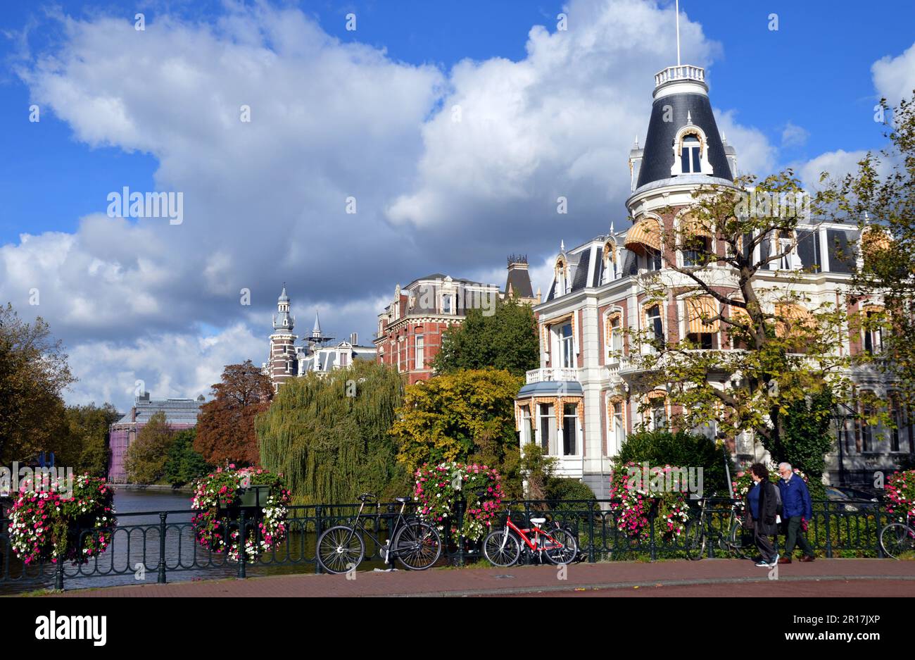 Netherlands, Amsterdam: handsome office buildings on Weterings Schans ...