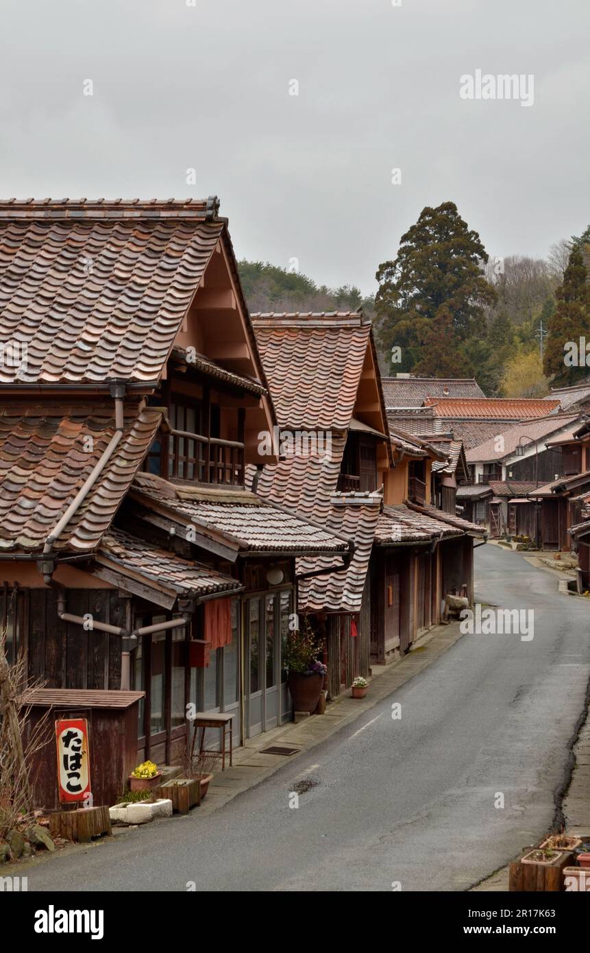 Fukiya Furusato village landscape Stock Photo - Alamy