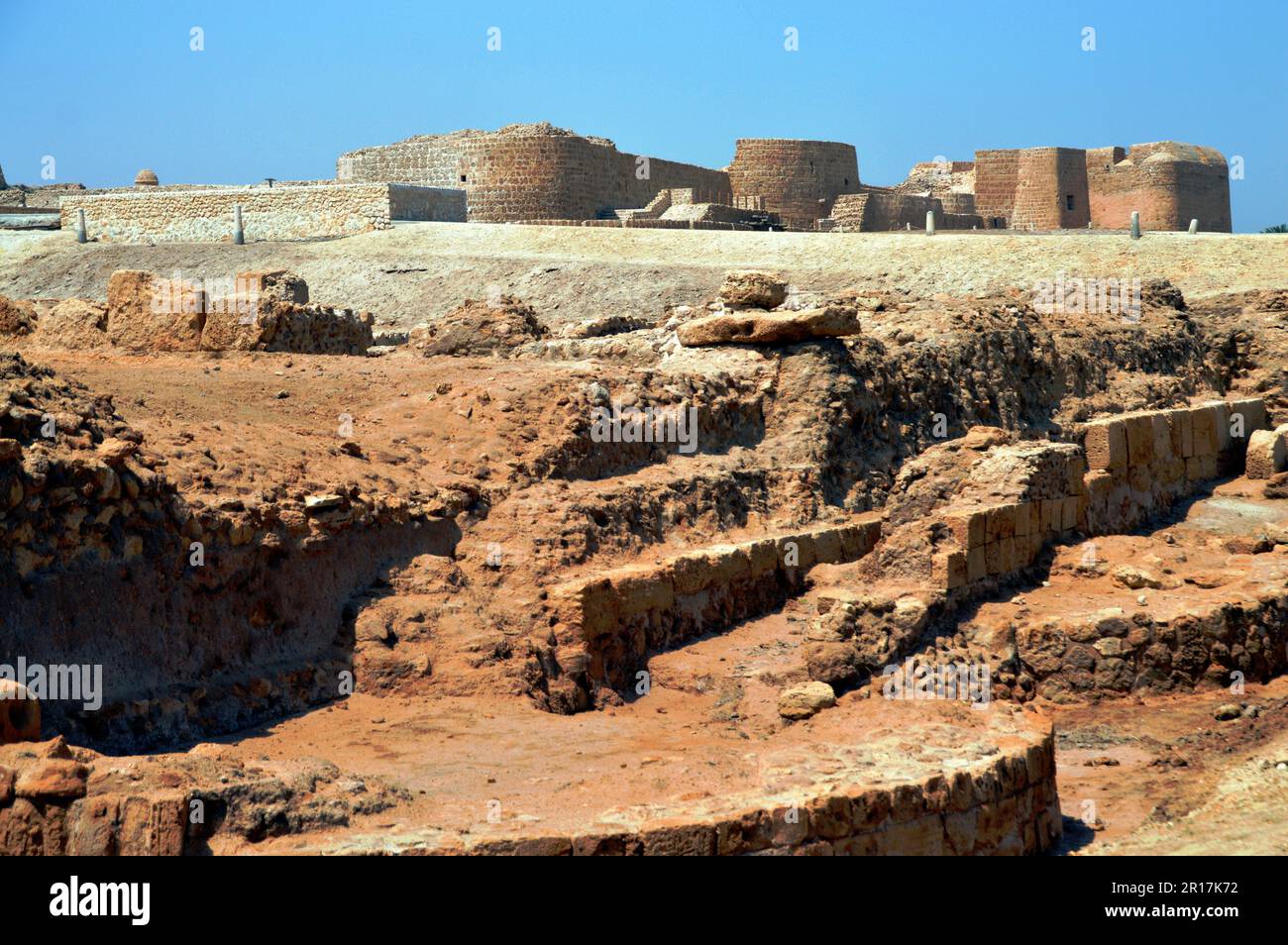 Bahrain, Manama: newly restored Qalat al-Bahrain Fortress, also known ...