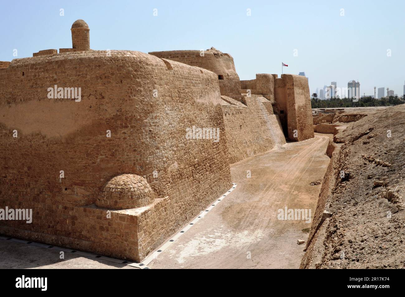 Bahrain, Manama: newly restored Qalat al-Bahrain Fortress, also known ...