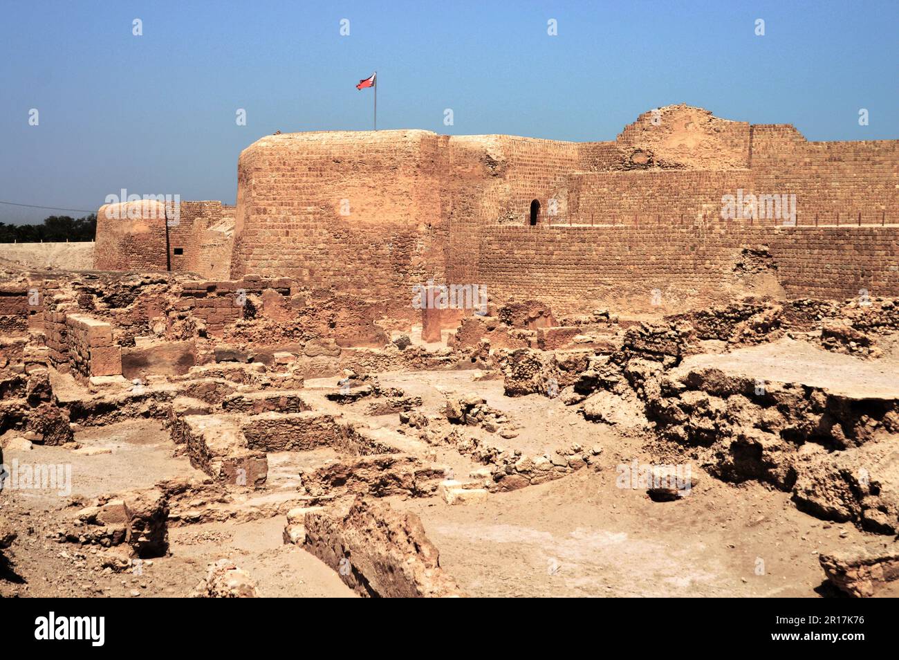 Bahrain, Manama: newly restored Qalat al-Bahrain Fortress, also known ...