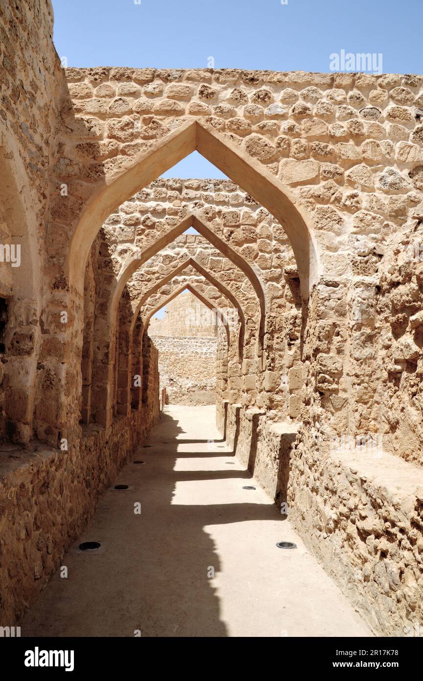 Bahrain, Manama: newly restored Qalat al-Bahrain Fortress, also known ...