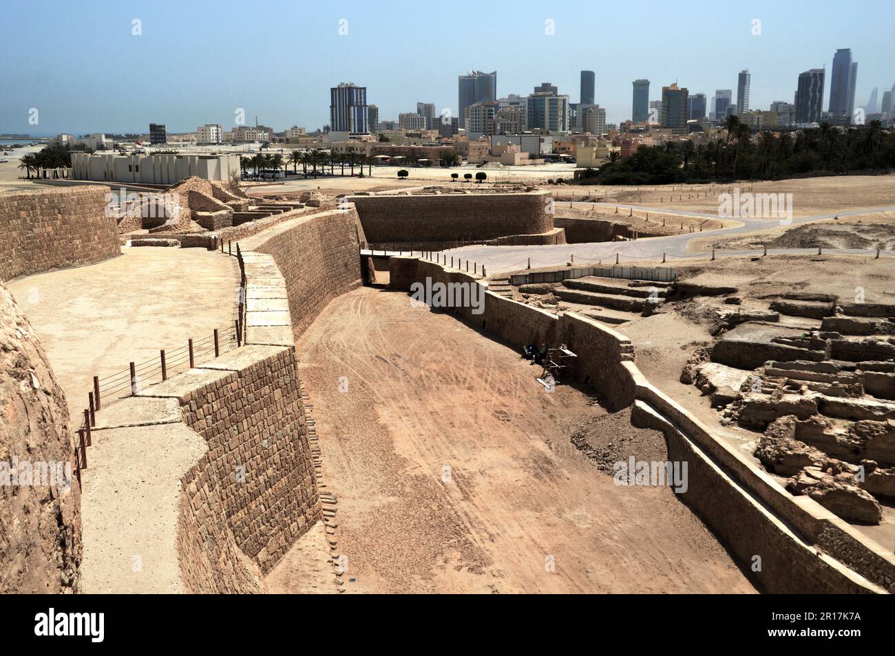Bahrain, Manama: newly restored Qalat al-Bahrain Fortress, also known ...