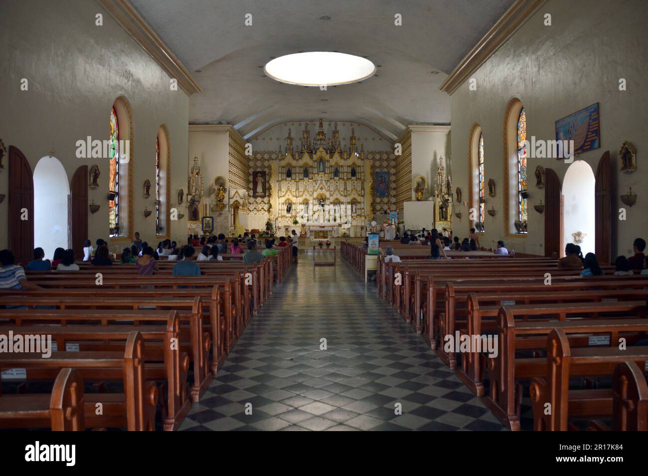 The Philippines, Samar Island, Calbayog: view of the interior of the ...