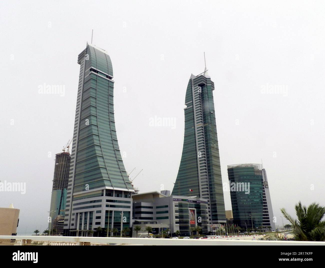 Bahrain, Manama: twin towers of Bahrain Financial Harbour (BFH Stock ...