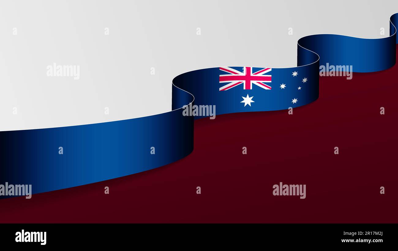 Australia ribbon flag background. Element of impact for the use you ...