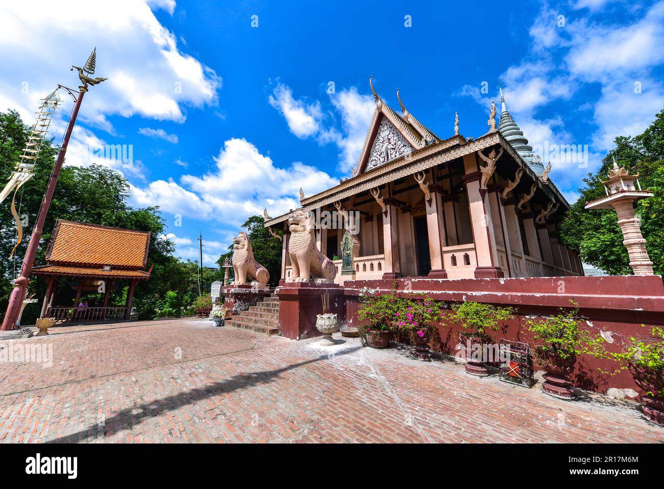 Wat Phnom is a Buddhist temple located in Phnom Penh, Cambodia. It is ...