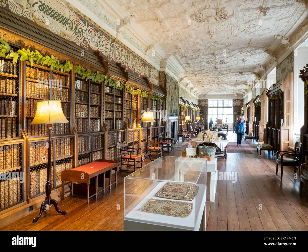 A library in Blickling Hall near Aylesham, norfolk, UK Stock Photo - Alamy