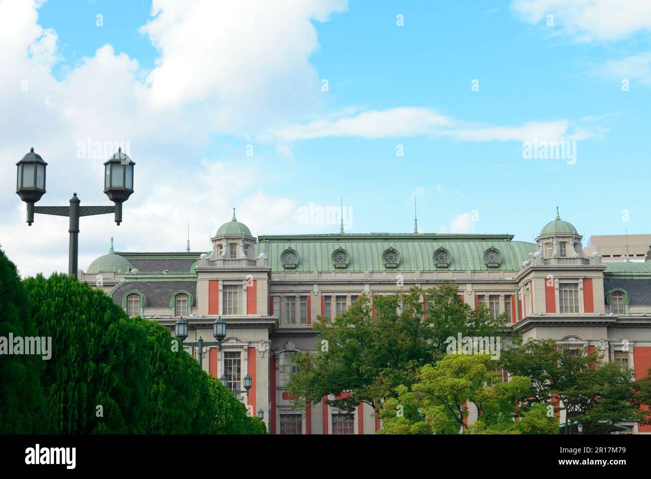 Sky and Osaka Central Public Hall Stock Photo - Alamy