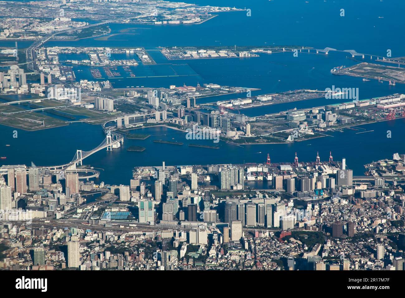 Aerial view of Shinagawa Station area - Tokyo Bay area Stock Photo - Alamy