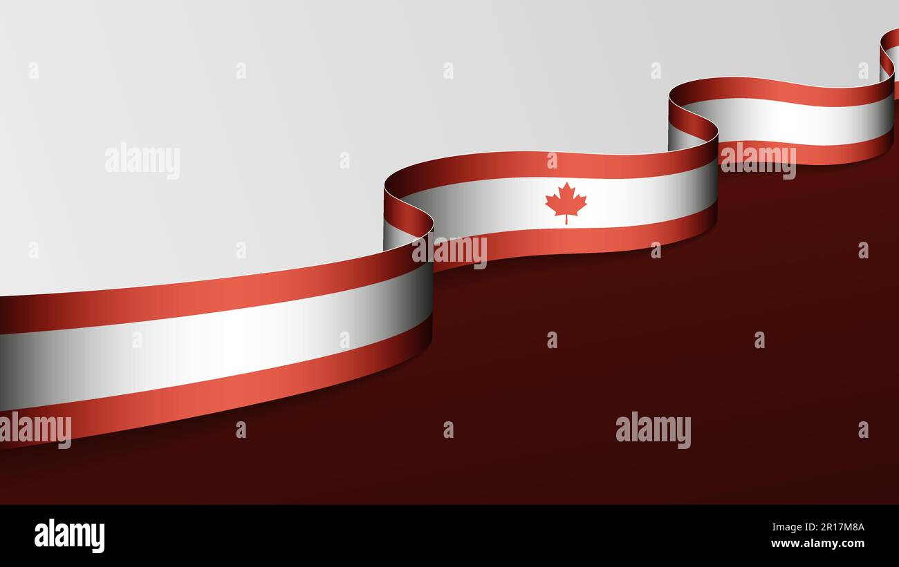 Canada ribbon flag background. Element of impact for the use you want ...