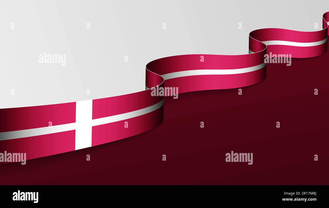 Denmark ribbon flag background. Element of impact for the use you want ...