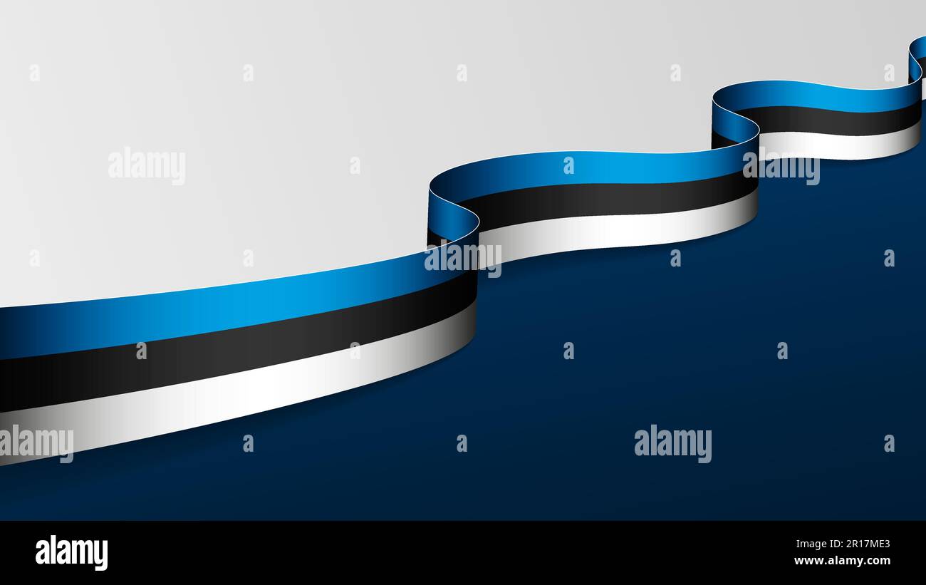 Estonia ribbon flag background. Element of impact for the use you want ...