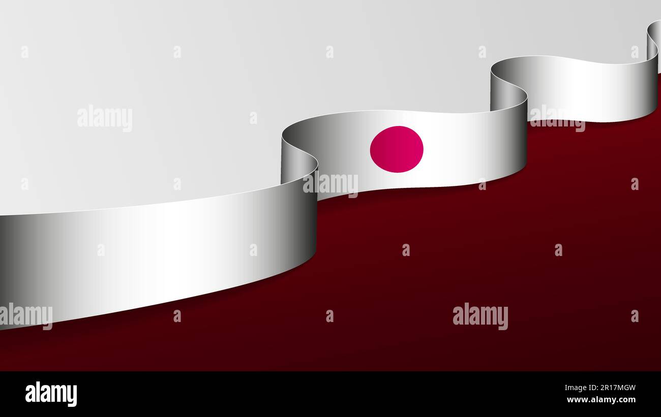 Japan ribbon flag background. Element of impact for the use you want to ...