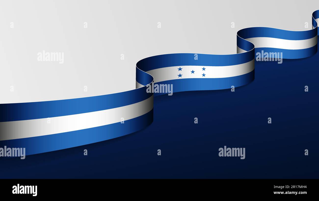 Honduras ribbon flag background. Element of impact for the use you want ...