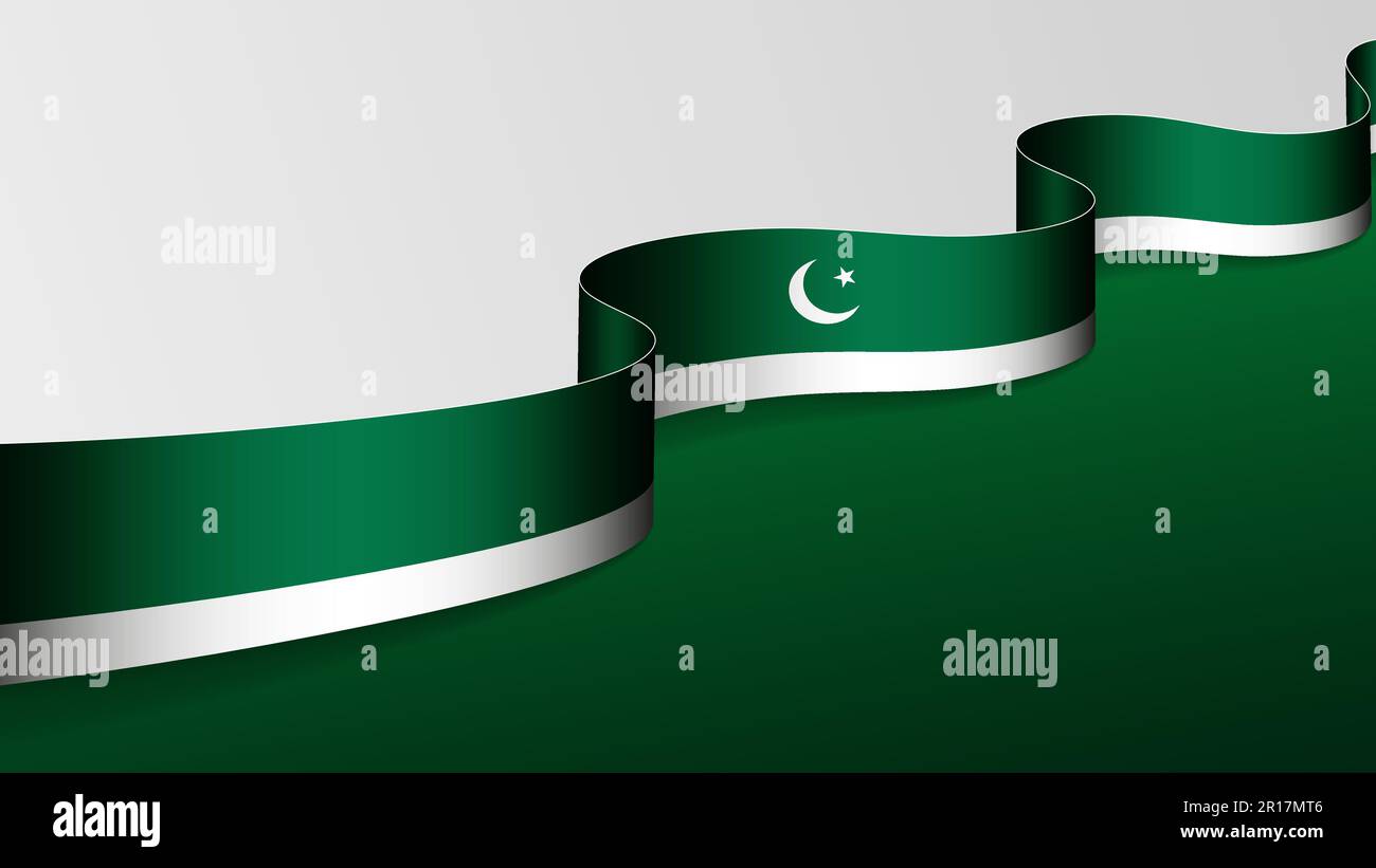 Pakistan ribbon flag background. Element of impact for the use you want ...