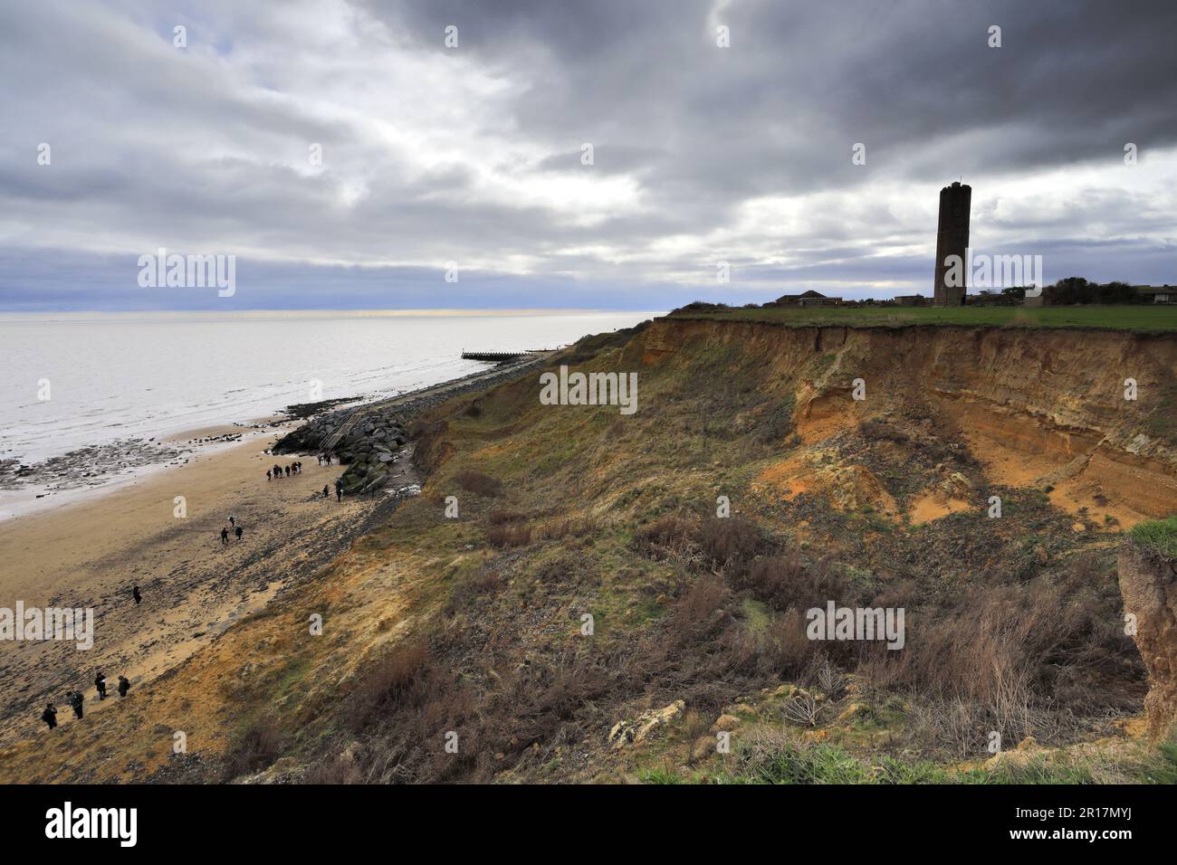 The Hanoverian tower or Naze Tower, Walton on the Naze town, Tendring ...
