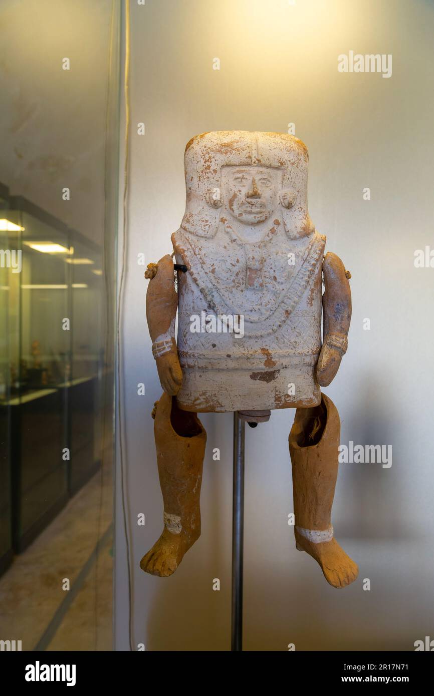 Articulated female figure, from Jaina, Terminal Classic period, Mayan ...