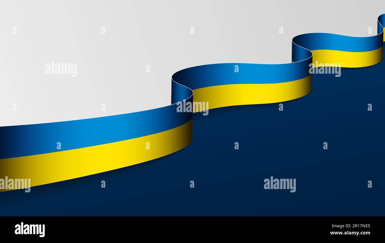 Ukraine ribbon flag background. Element of impact for the use you want ...