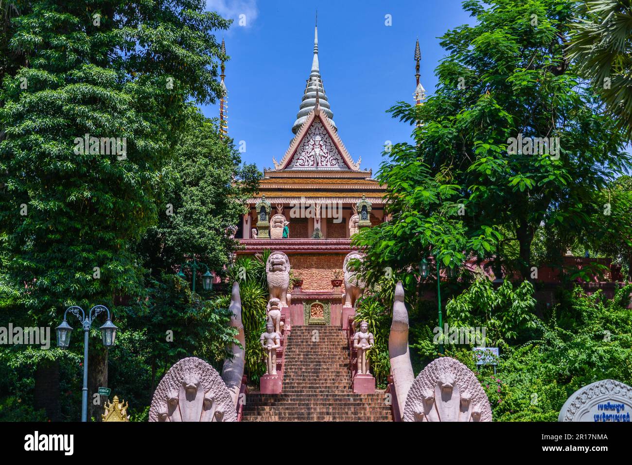Wat Phnom is a Buddhist temple located in Phnom Penh, Cambodia. It is ...