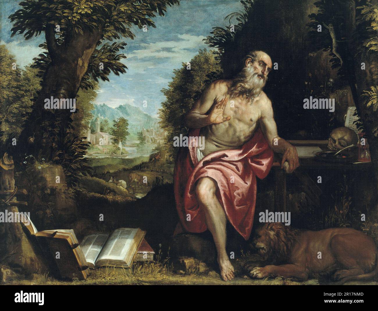 Saint Jerome in the Wilderness Date: 1585/90 Artist: Workshop of ...