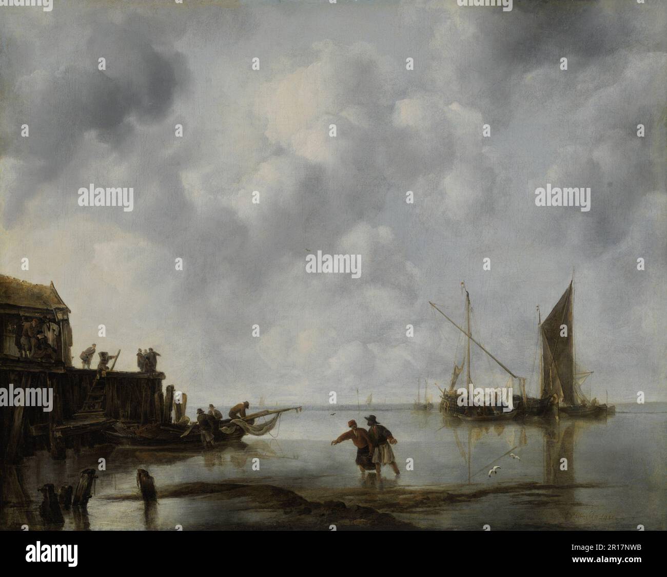 Fishing Boats in a Calm Date: 1651 Artist: Jan van de Cappelle Dutch ...