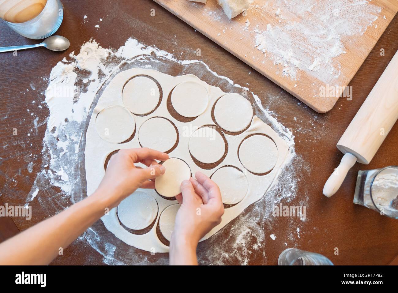 The process of making dumplings at home Stock Photo - Alamy