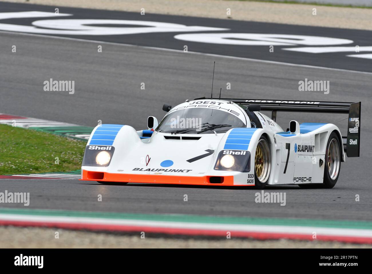 Scarperia, 2 April 2023: Porsche 962 C year 1991 in action during ...
