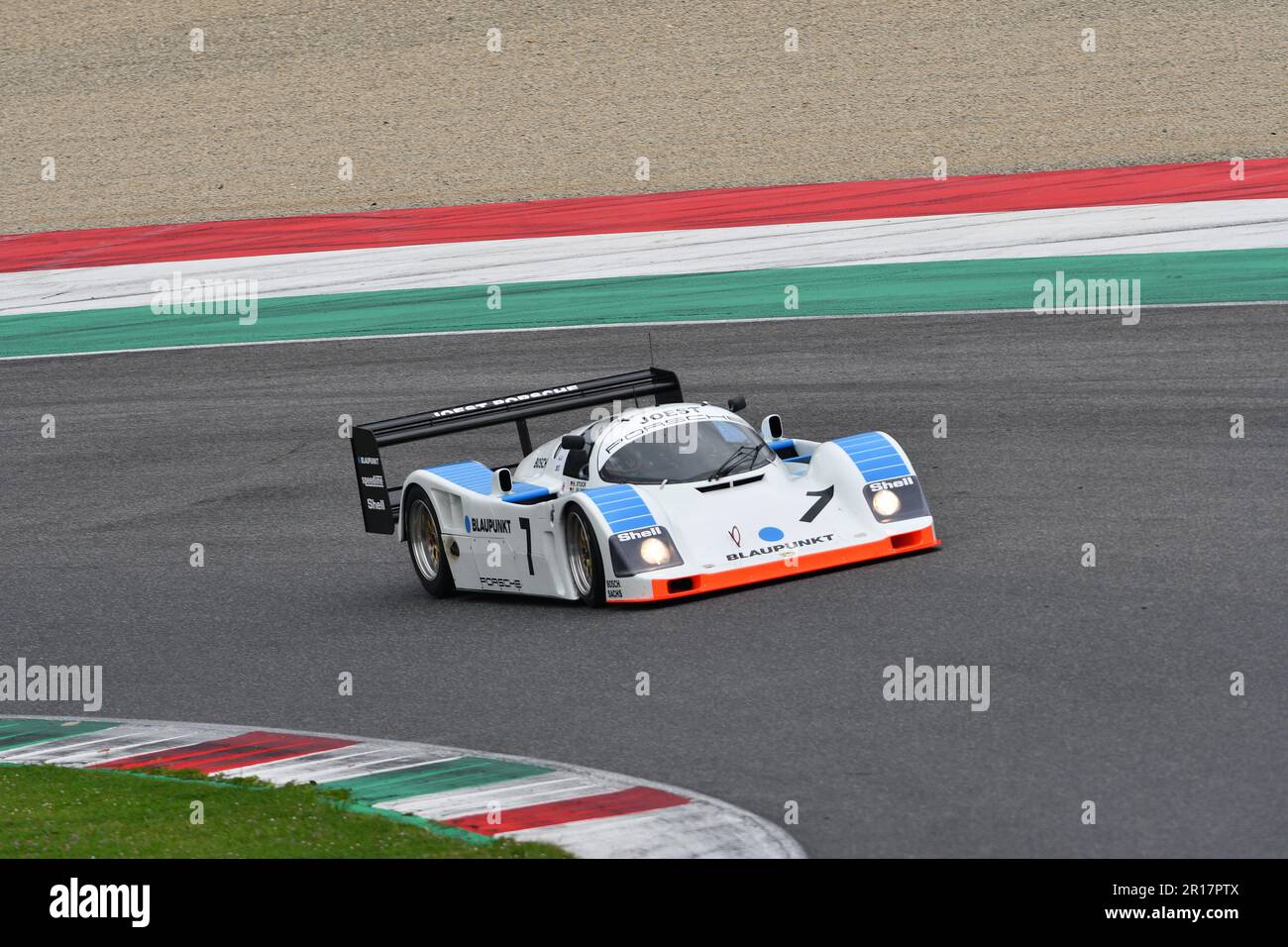 Scarperia, 2 April 2023: Porsche 962 C year 1991 in action during ...