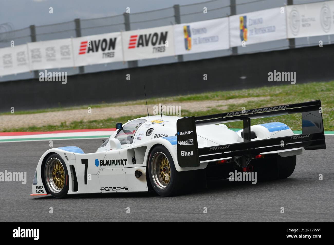 Scarperia, 2 April 2023: Porsche 962 C year 1991 in action during ...