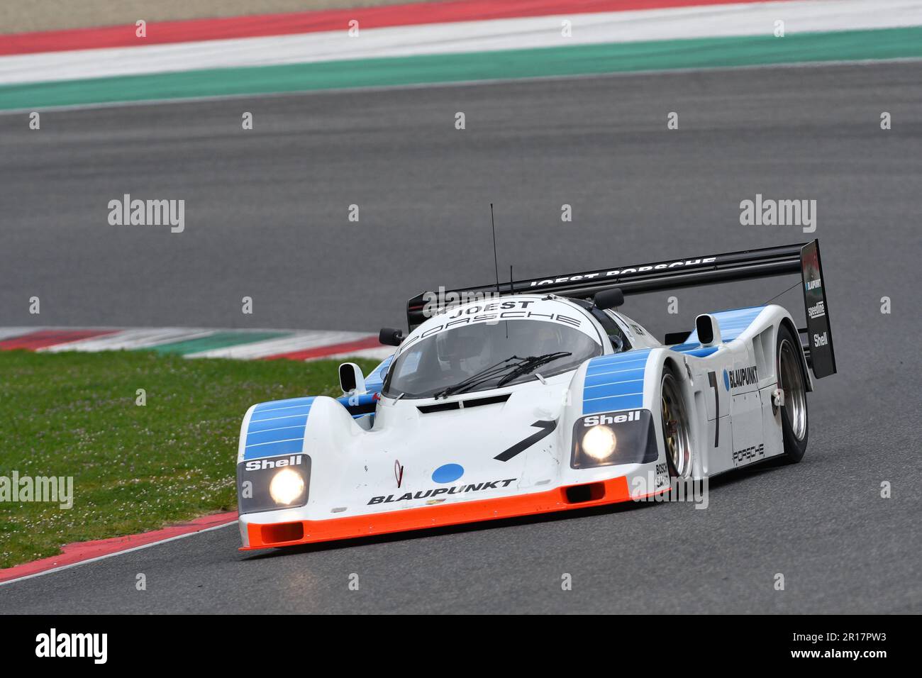 Scarperia, 2 April 2023: Porsche 962 C year 1991 in action during ...