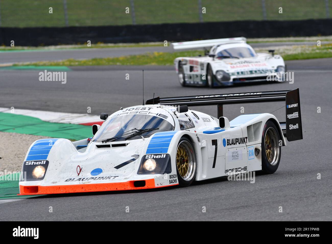 Scarperia, 2 April 2023: Porsche 962 C year 1991 in action during ...