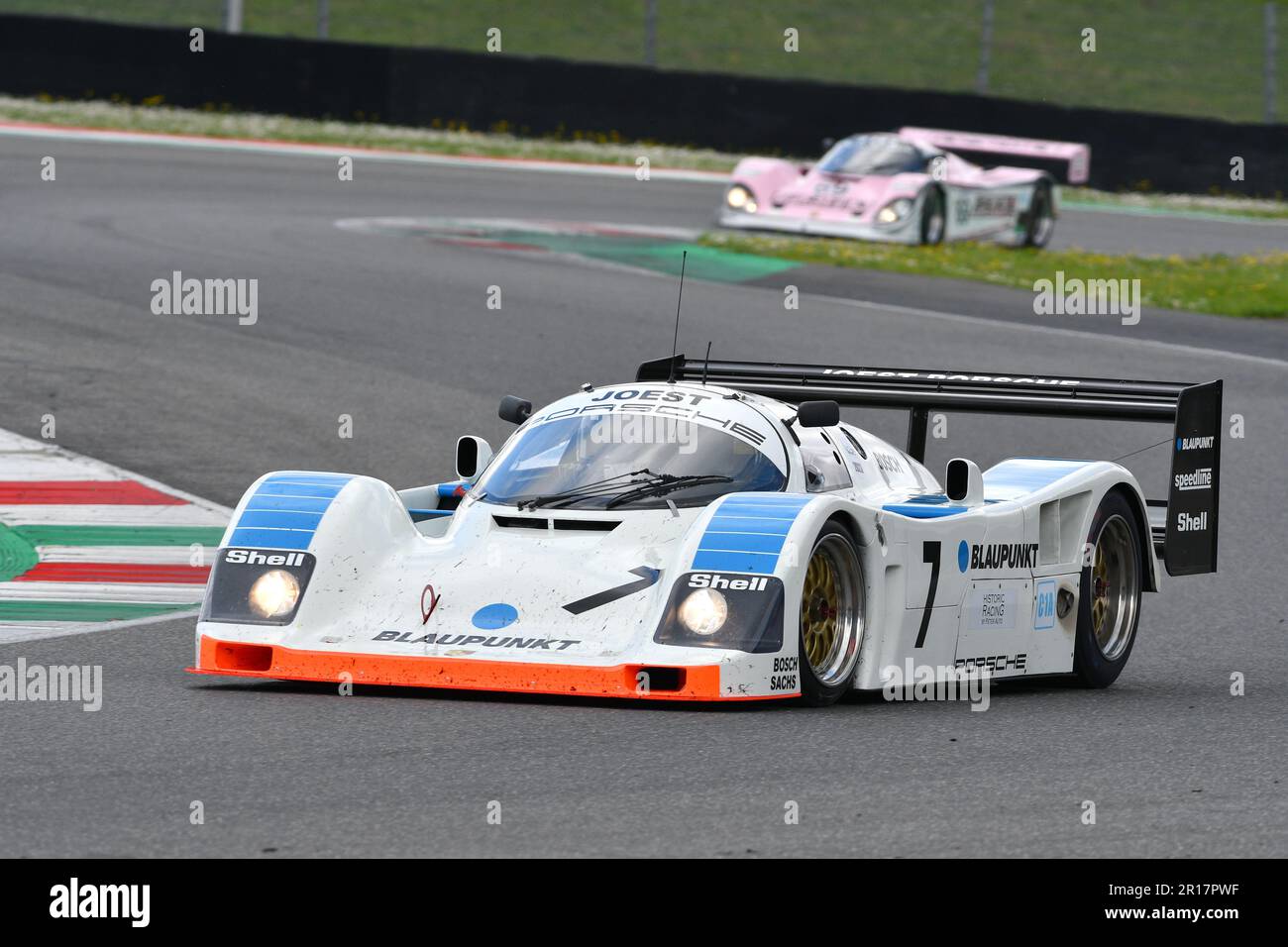 Scarperia, 2 April 2023: Porsche 962 C year 1991 in action during ...