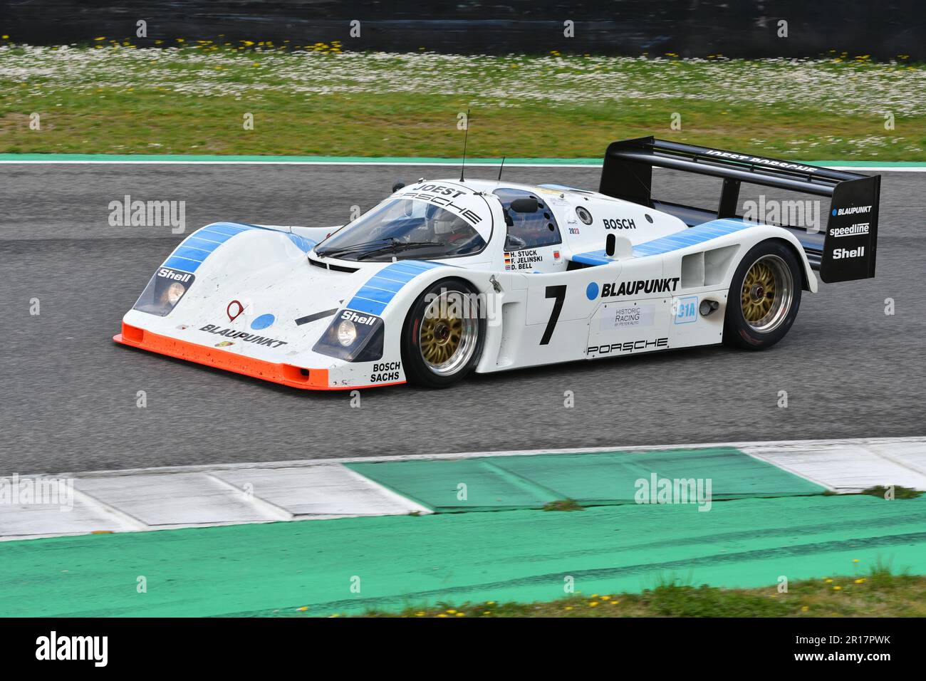 Scarperia, 2 April 2023: Porsche 962 C year 1991 in action during ...