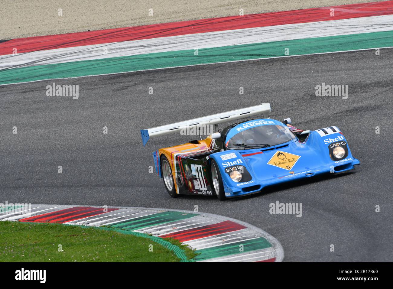 Scarperia, 2 April 2023: Porsche 962 C year 1990 in action during ...