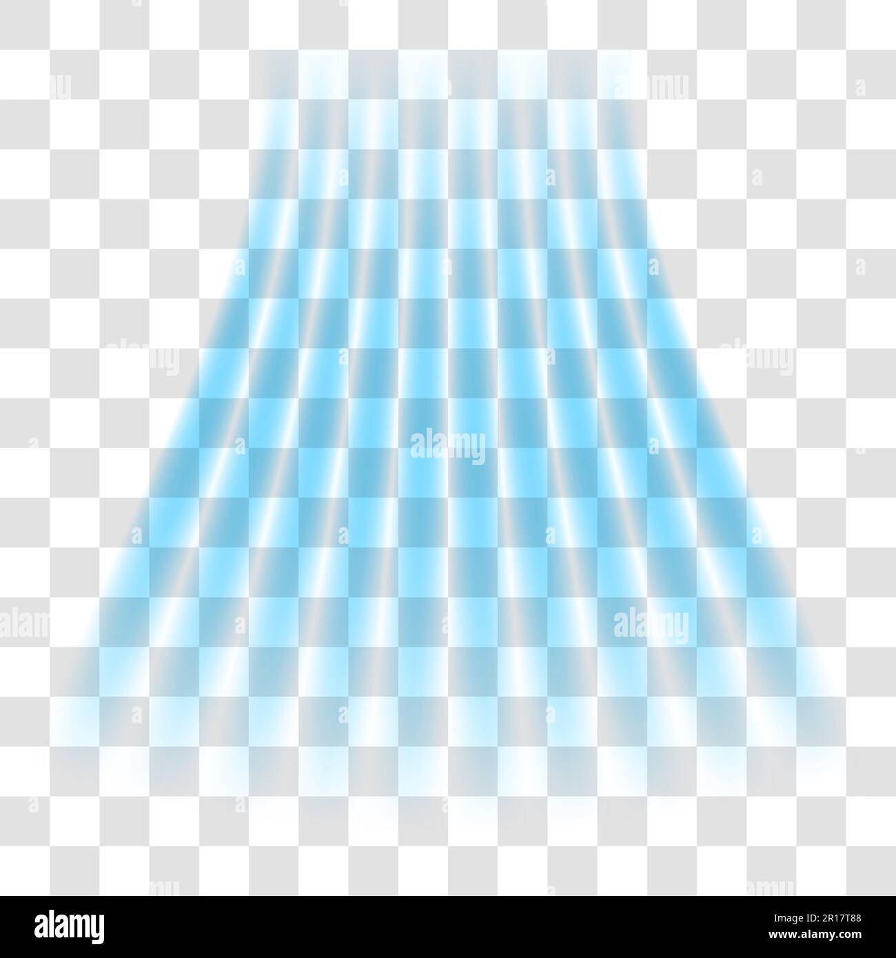 Vector Fresh air flow from the conditioner. Sparkling light effect with ...