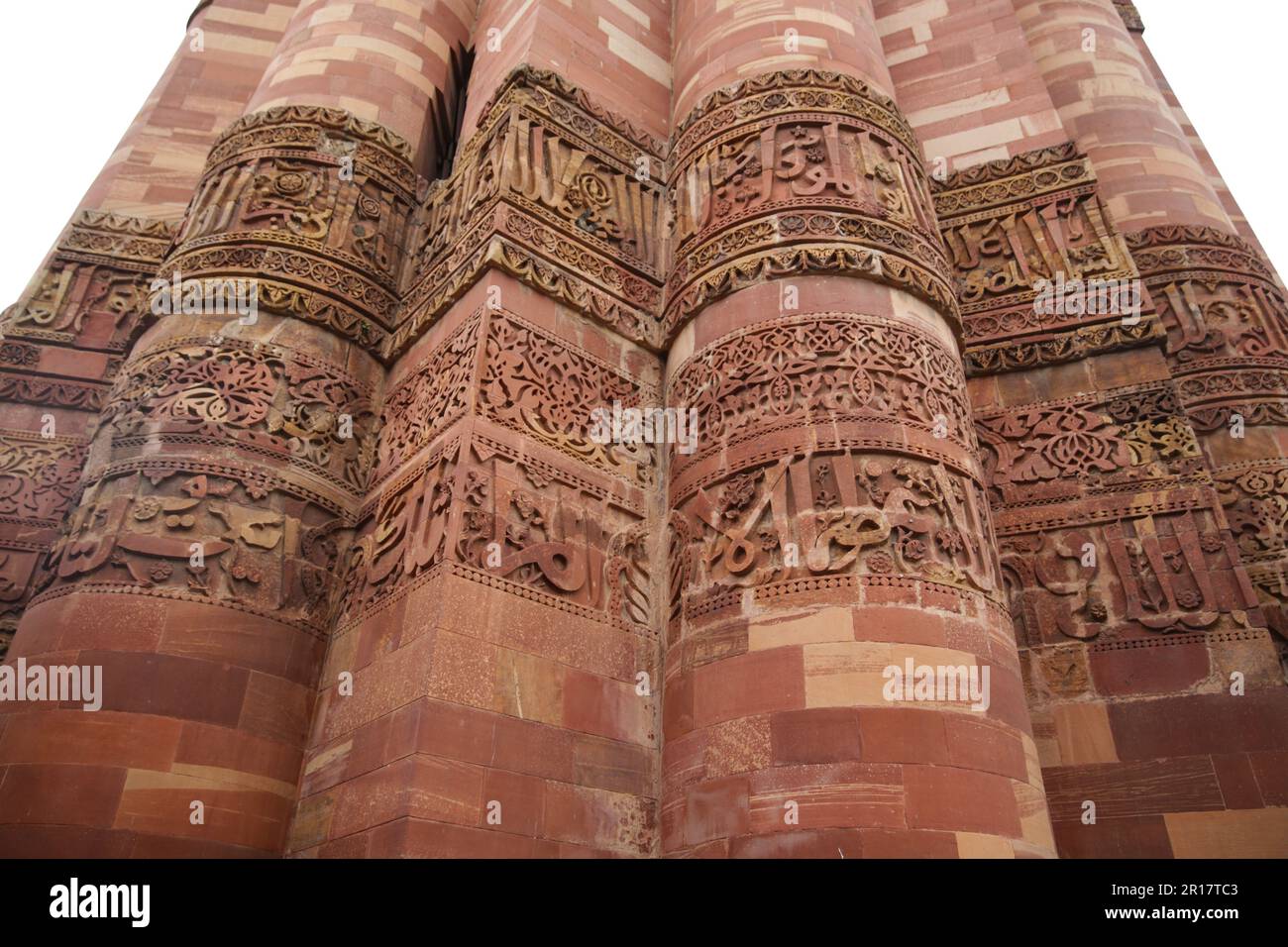 Stone engravings on temple in India Stock Photo - Alamy
